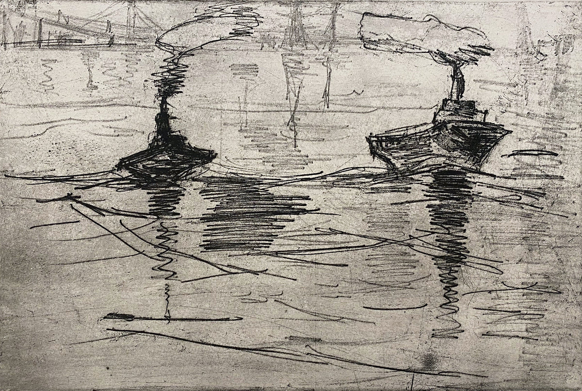 Louise Donovan - Two Boats on the River – TACIT ART