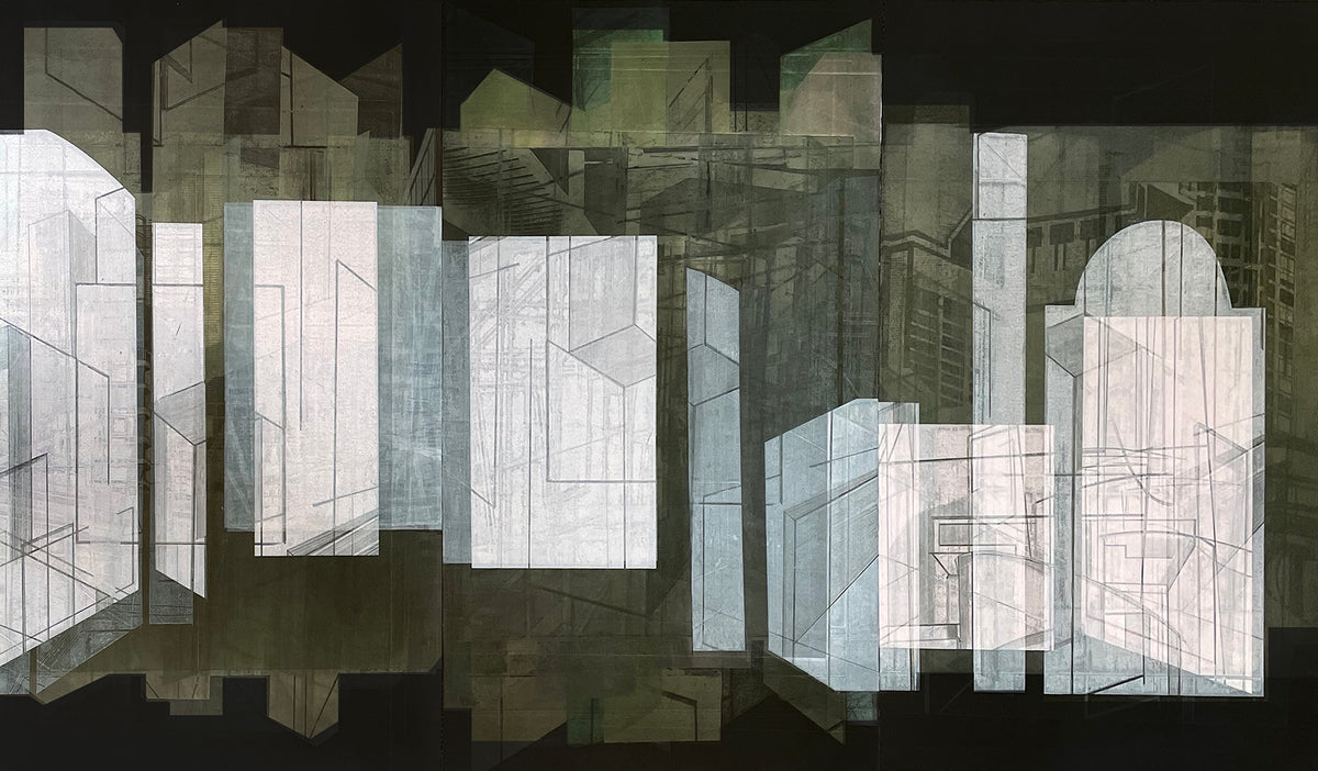 Cat Poljski - Articulating Structure 1-3 (triptych) – TACIT ART