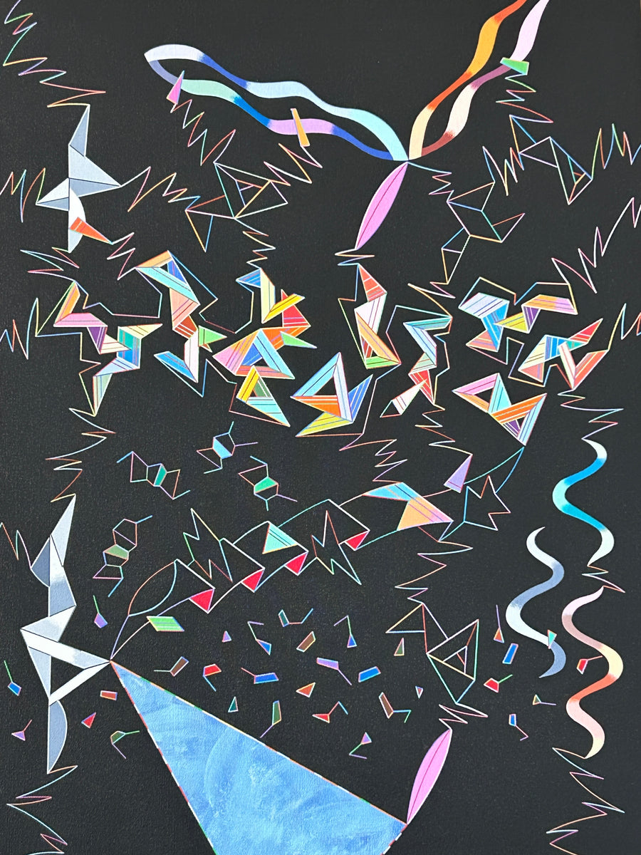 Peter Rowe - Two Electric Pink Ellipses – TACIT ART